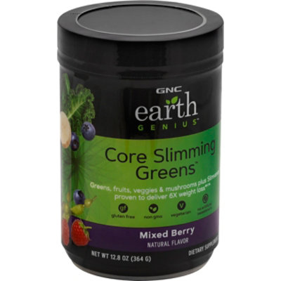 GNC Earth Genius Core Slimming Greens - 12.84 Oz - albertsons
