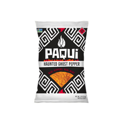 Paqui Haunted Ghost Pepper Spicy Tortilla Chips Individual Snack Size ...