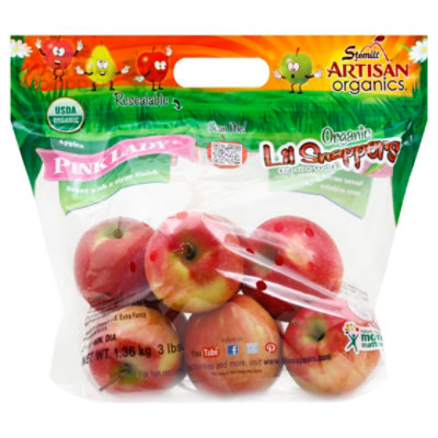 Apples Pink Lady Organic Prepacked - 3 Lb - Jewel-Osco