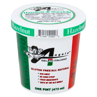 Angelo Gelato Italiano Hazelnut - 16 Oz - Safeway