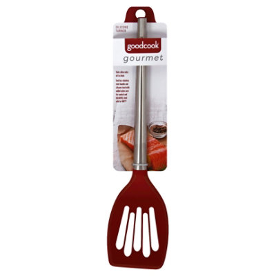 GoodCook Gourmet Turner Slotted W Silicone Head - Each - Safeway