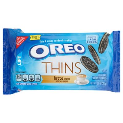 OREO Thins Cookies Sandwich Latte - 10.1 Oz - pavilions