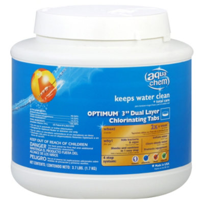Aqua Chem Optimum 3in Dual Lyr - Each - Albertsons