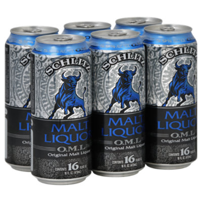 Schlitz Malt Liquor Can - 6-16 Fl. Oz. - albertsons