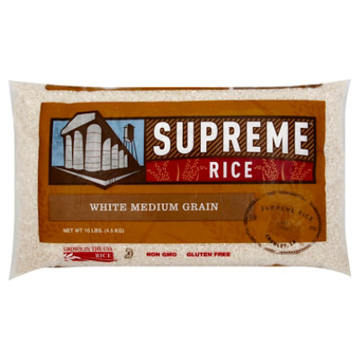 Supreme Rice Medium Grain - 10 Lb - Safeway