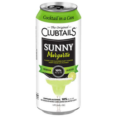 Clubtails Sunny Margarita - 16 Fl. Oz. - albertsons