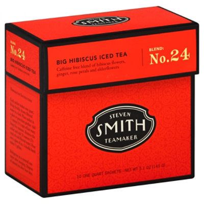Smith Tea Hibiscus Blend Iced - 10 Count - albertsons
