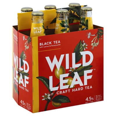 Wild Leaf Black Tea Lemon & Honeysuckle 6pk - 6-12 Fl. Oz. - Safeway