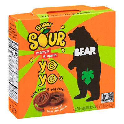 Bear Yoyo Snack Yoyo Sour Mngo Aple - 3.5 Oz - Pavilions