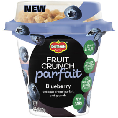 Del Monte Fruit Crunch Parfait Blueberry - 6.25 Oz - safeway