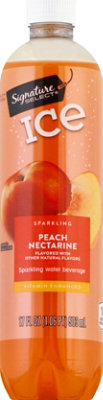 Signature SELECT Water Sparkling Ice Peach Nectarine - 17 Fl. Oz. - Safeway