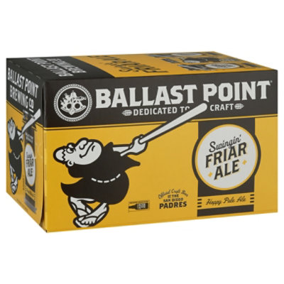 Ballast Point Swingin Friar Ale In Cans - 6-12 Fl. Oz. - vons