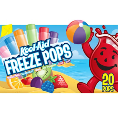 Kool-Aid Freeze Pops Ready To Drink Soft Drink Variety Pack - 30 Oz ...