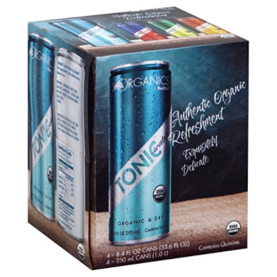ORGANICS by Red Bull Tonic Water - 4-8.4 Fl. Oz. - Albertsons