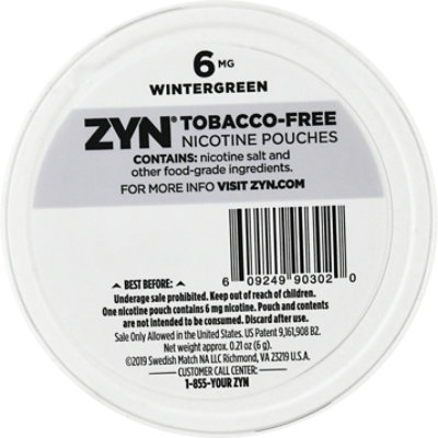 Zyn Wintergreen 6mg - Carton - Safeway