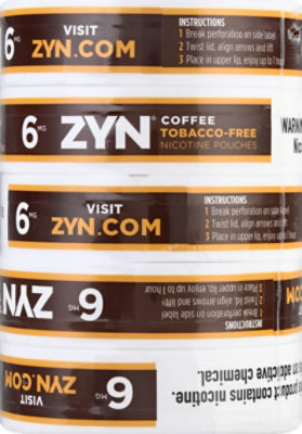 Zyn Coffee 6mg - Carton - safeway