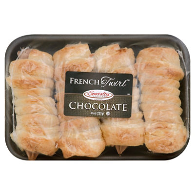 Chocolate French Twirls 4ct - 8 Oz - Safeway
