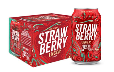 Abita Brewing Strawberry Fruited Lager Cans - 6-12 Fl. Oz. - safeway