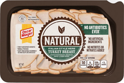 Oscar Mayer Natural Italian Style Herb Turkey Breast - 7 Oz - Safeway