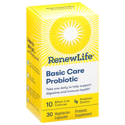 Renew Life Basic Care Probiotic - 30 Count - safeway