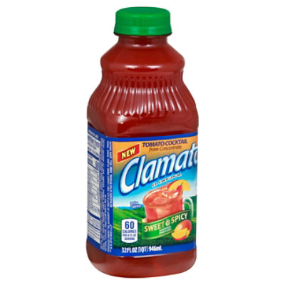 Clamato Sweet & Spicy Juice - 32 Fl. Oz. - albertsons