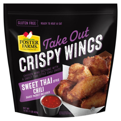 Foster Farms Take Out Crispy Chicken Wings Sweet Thai Chili - 16 Oz ...
