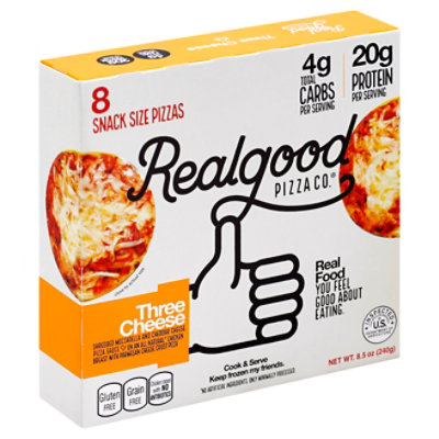 The Real Good Food Company Cheese Pizza Snack Bites - 8.5 Oz - Pavilions