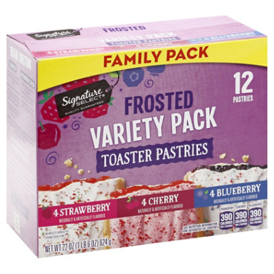 Signature Select Toaster Pastry Variety Family Pk - 22 Oz - Safeway