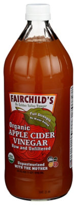 Fairchild Organic Apple Cider Vinegar - 32 Oz - albertsons