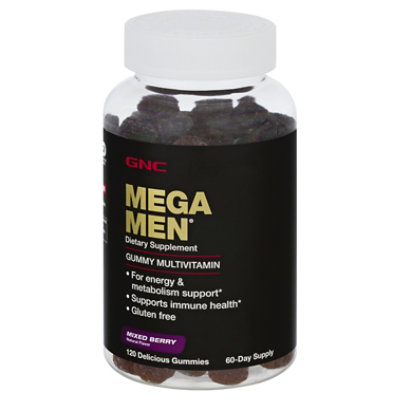 Gnc Mega Men Multi Gummy - 120 Count - safeway