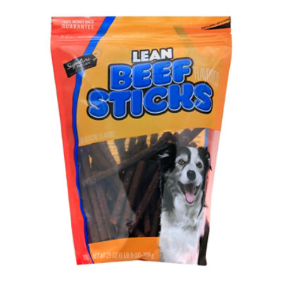 Signature Pet Care Lean Beef Sticks - 25 Oz - jewelosco