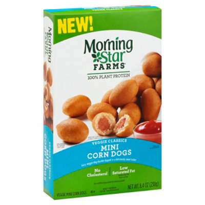 MorningStar Farms Corn Dogs Mini Veggie Classics - 8.4 Oz - safeway