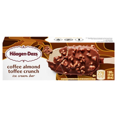 Haagen-Dazs Ice Cream Bar Coffee & Almond Crunch - 3 Fl. Oz. - safeway