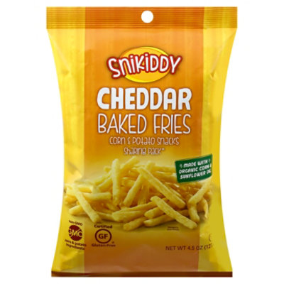 Snikiddy Baked Fries Cheddar Sharing Pack - 4.5 Oz - albertsons