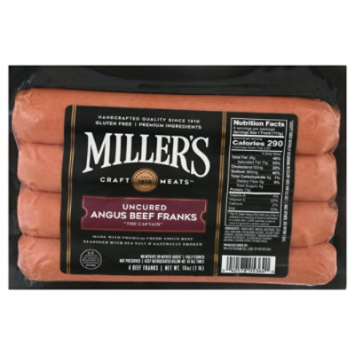 Millers Beef Frank Colossal Angus - 16 Oz - Safeway