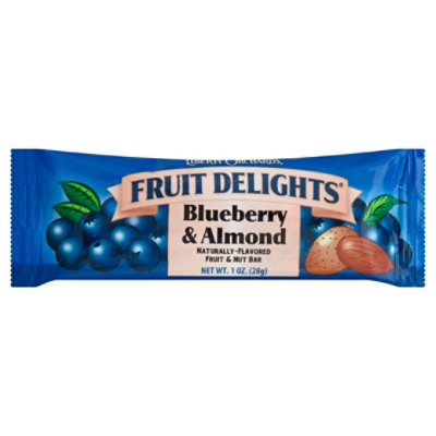 Liberty Orchards Fruit Delights Fruit And Nut Bar Blueberry & Almond ...