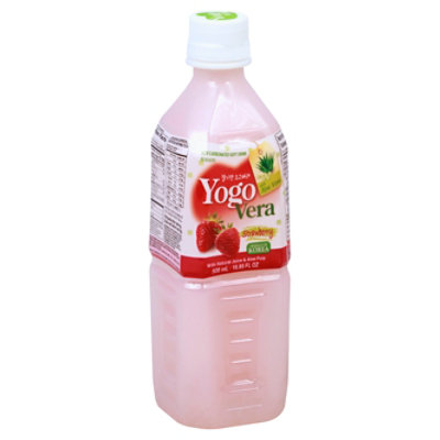 Wang Yogo Vera Soft Drink Non Carbonated Strawberry - 16.89 Fl. Oz ...