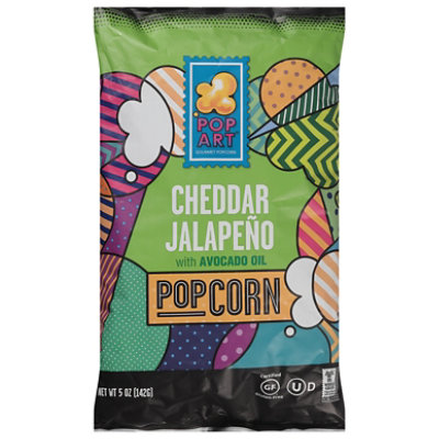 Pop Art Popcorn Gourmet White Cheddar Jalapeno - 5 Oz - safeway