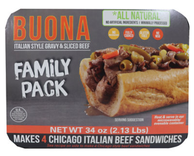 Buona Italian Beef - 34 Oz - Pavilions