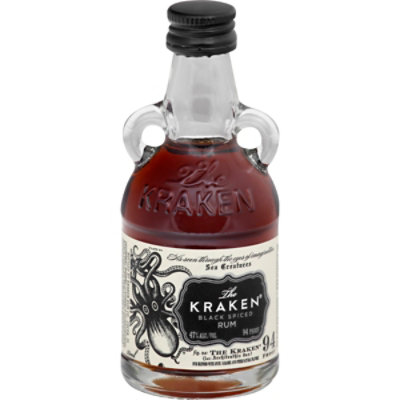 Kraken Rum Black Spiced 94 Proof - 50 Ml - Safeway