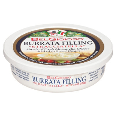 BelGioioso Fresh Stracciatella Burrata Filling Cup - 8 Oz - ACME Markets