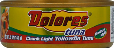 Dolores Tuna Mexican Style Chunk Light Yellowfin - 5 Oz - Safeway