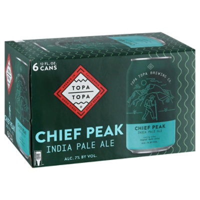 Topa Topa Brewing Chief Peak Ipa In Cans - 6-12 Fl. Oz. - Kings Food ...