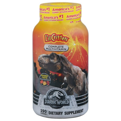 Lil Critters Multivitamin Gummies Complete Jurassic World - 190 Count ...
