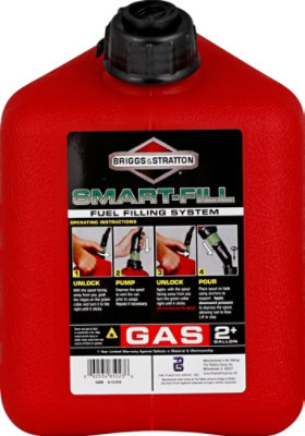 Briggs & Stratton Smart Fill Fuel Filling System Gas 2+ Gallon - Each ...