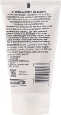Open Nature Diaper Balm With Beeswax And Coconut Oil Frag Free - 4 Fl ...