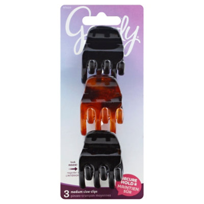 Goody Claw Clips Half Medium - 3 Count - albertsons
