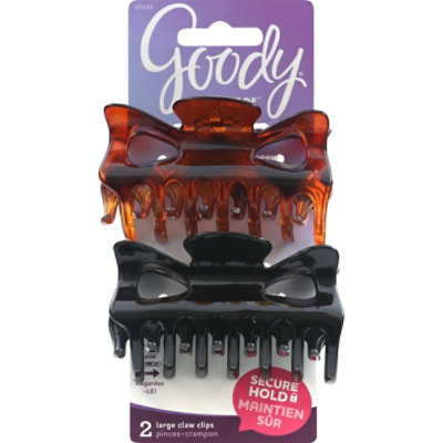 Goody Slideproof Claw Clips Bowtie Large - 2 Count - albertsons