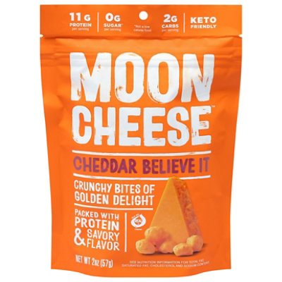 Moon Cheese Snack Cheddar - 2 Oz - albertsons