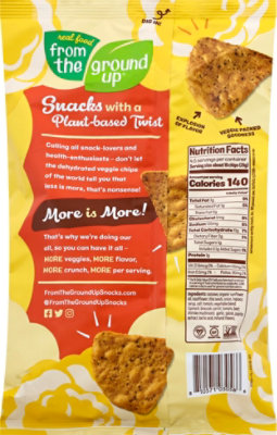From The Ground Up Cauliflower Tortilla Chips Nacho 4.5 Oz balduccis